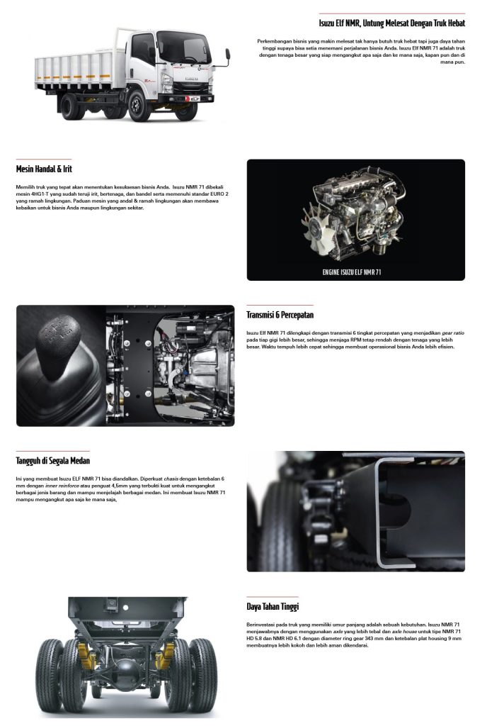 Harga Isuzu Elf 4 - 6 Ban - Dealer Resmi Truk Isuzu Karabha